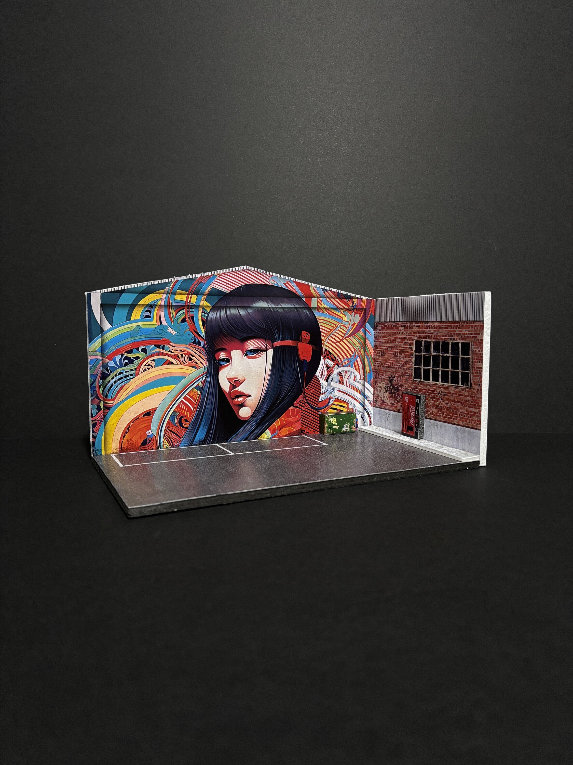 Diorama 1:64 mural japanese | MRDIORAMAS